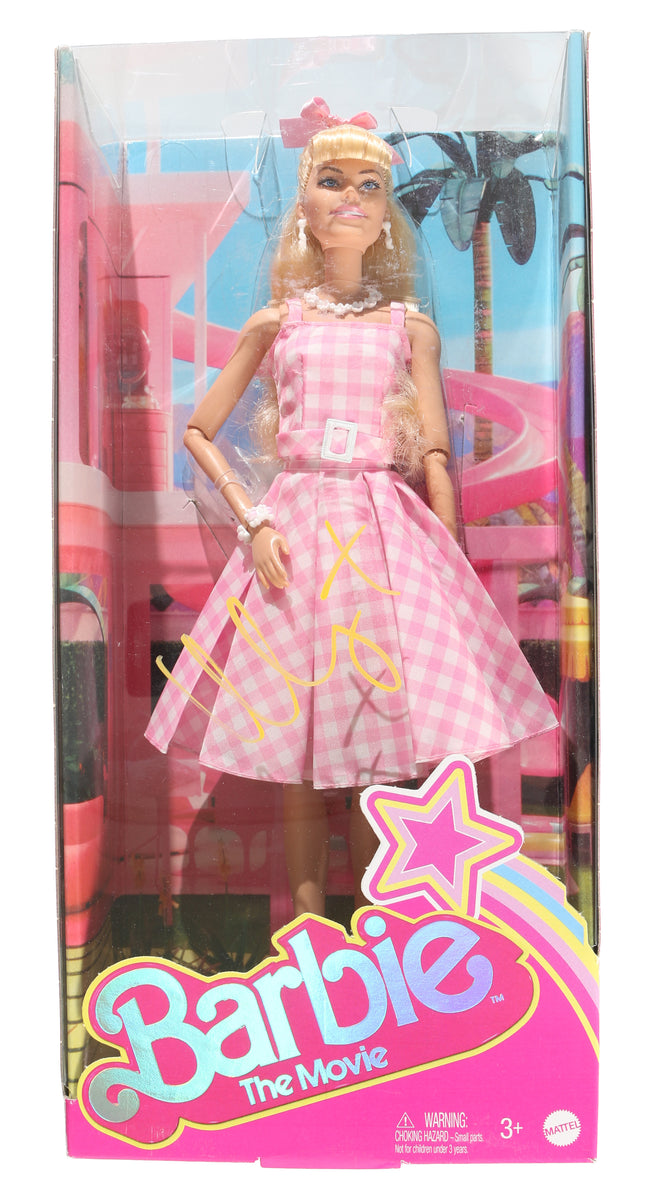Margot Robbie as Barbie in Barbie: The Movie (Mattel) Signed Barbie Fa – SWAU Auction