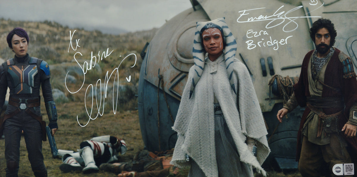 Natasha Liu Bordizzo as Sabine Wren & Eman Esfandi as Ezra Bridger in – SWAU Auction