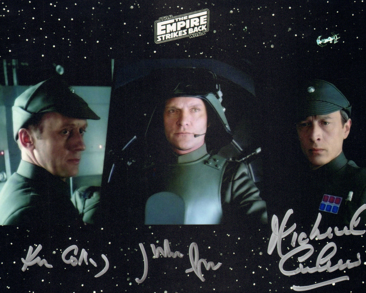 Kenneth Colley as Admiral Piett, Julian Glover as General Veer, & Mich – SWAU Auction