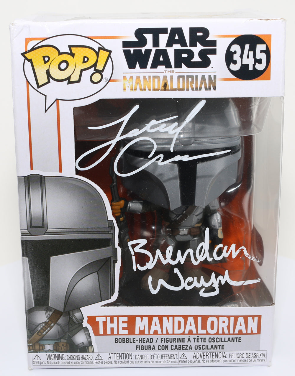 Lateef Crowder and Brendan Wayne as The Mandalorian in Star Wars: The ...