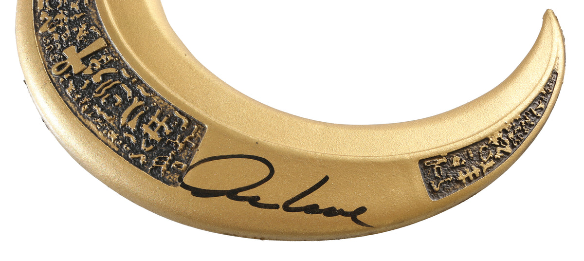 Moon Knight Prop Replica Crescent Blades (SWAU) Signed by Oscar Isaac ...