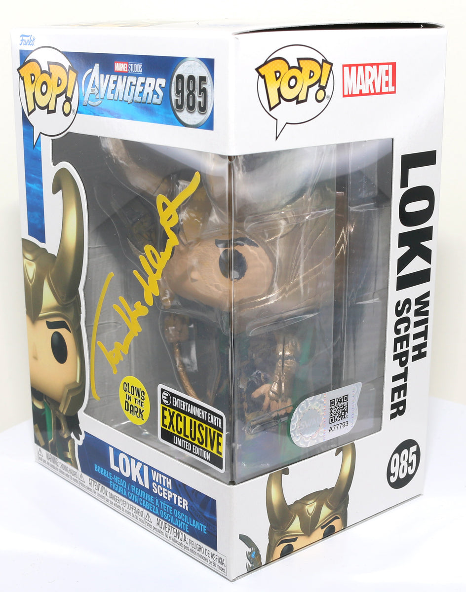 Tom Hiddleston as Loki with Scepter in Avengers EE Glow in the Dark Ex ...