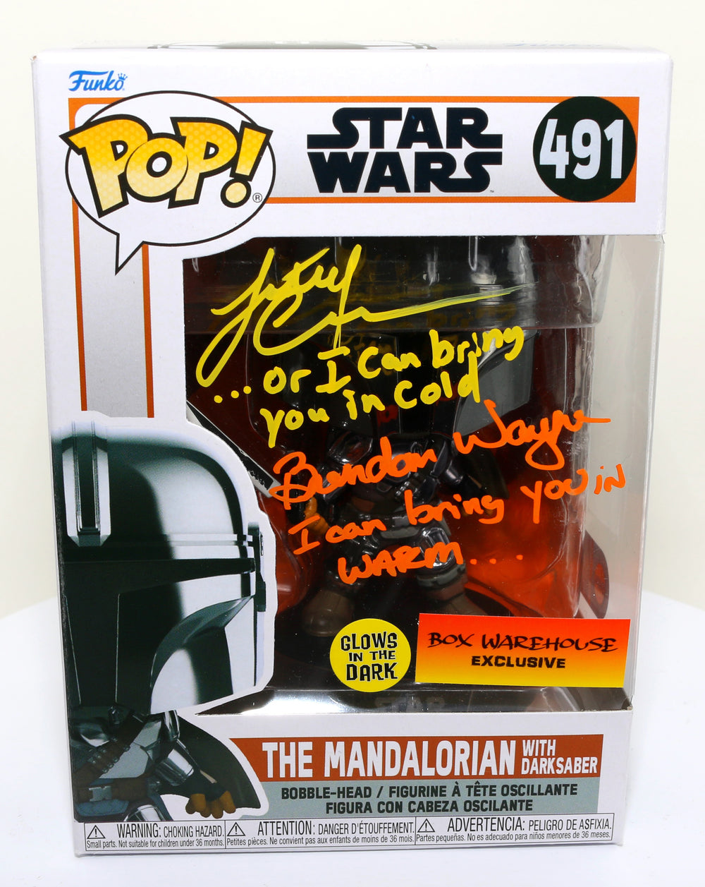 Lateef Crowder and Brendan Wayne as The Mandalorian in Star Wars: The ...