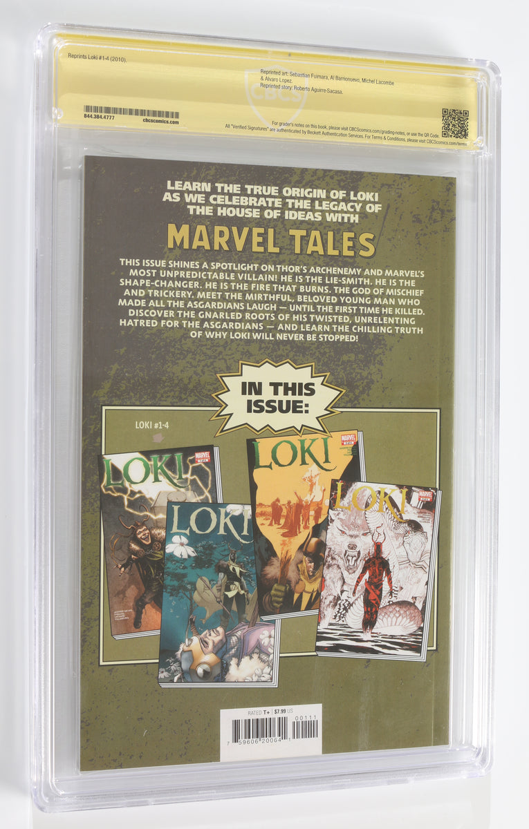 Trials of Loki #1 - Signed by Tom Hiddleston (CBCS Signature Series 9 ...