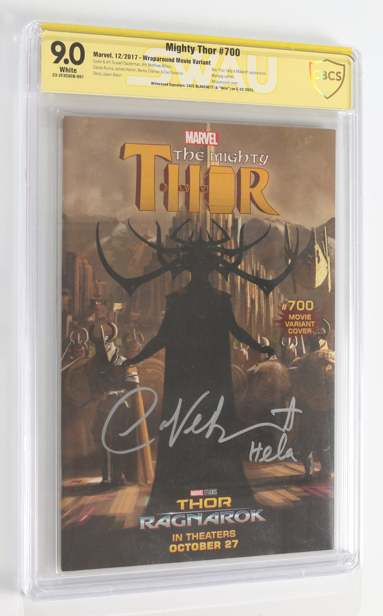 Mighty Thor #700 - Signed by Cate Blanchett (CBCS Signature Series 9.0 ...