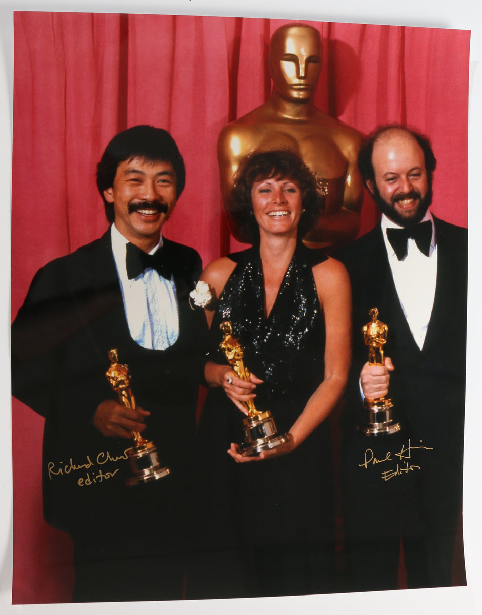 Paul Hirsch and Richard Chew at the 1978 Academy Awards for Star Wars ...