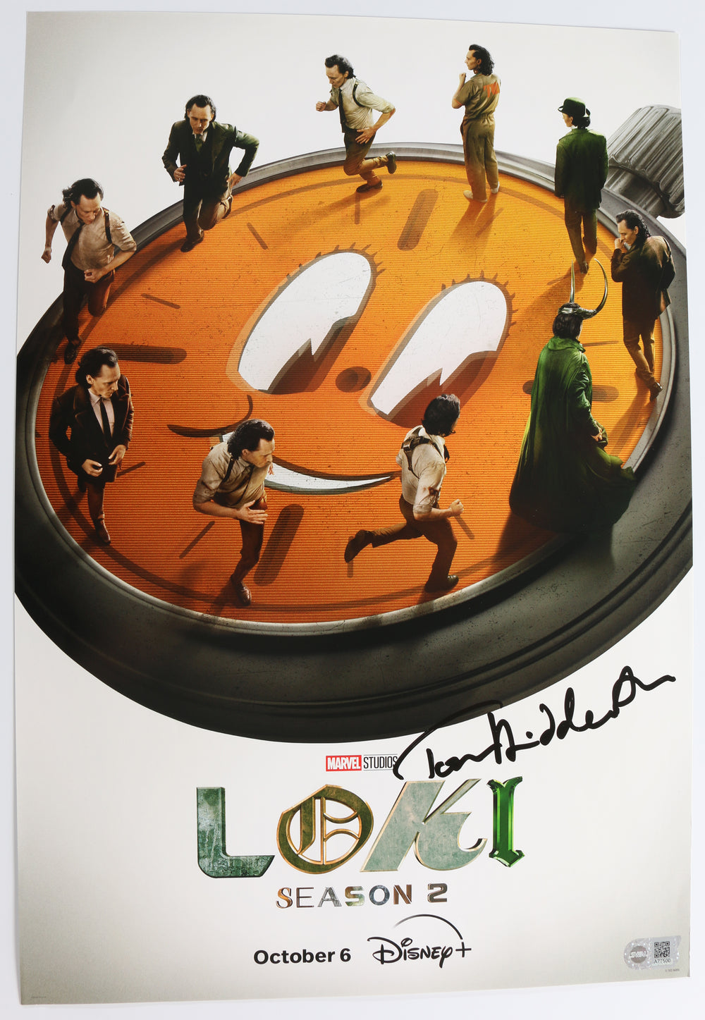 Tom Hiddleston as Loki in Loki (SWAU) Signed 13x19 Mini Poster – SWAU ...