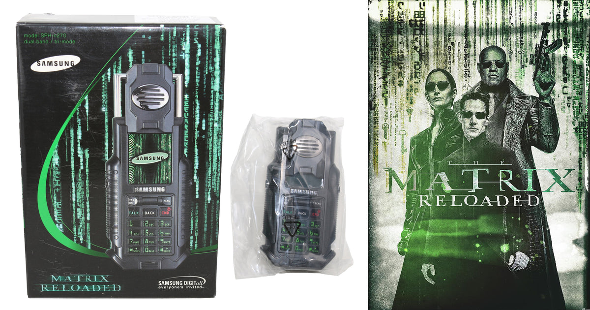 The Matrix Reloaded Limited Edition Cell Phone by Samsung From Produce ...