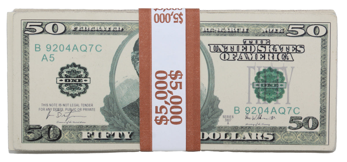 Breaking Bad Stack of Money with Band from Walter White's Criminal Emp ...