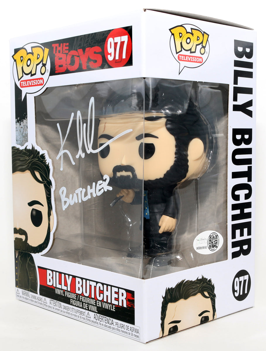 Karl Urban as Billy Butcher in The Boys (JSA) Signed Funko POP! #977 w ...