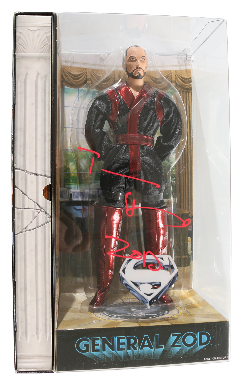 Terence Stamp as General Zod in Superman Signed 12 Inch Figure by Matt ...