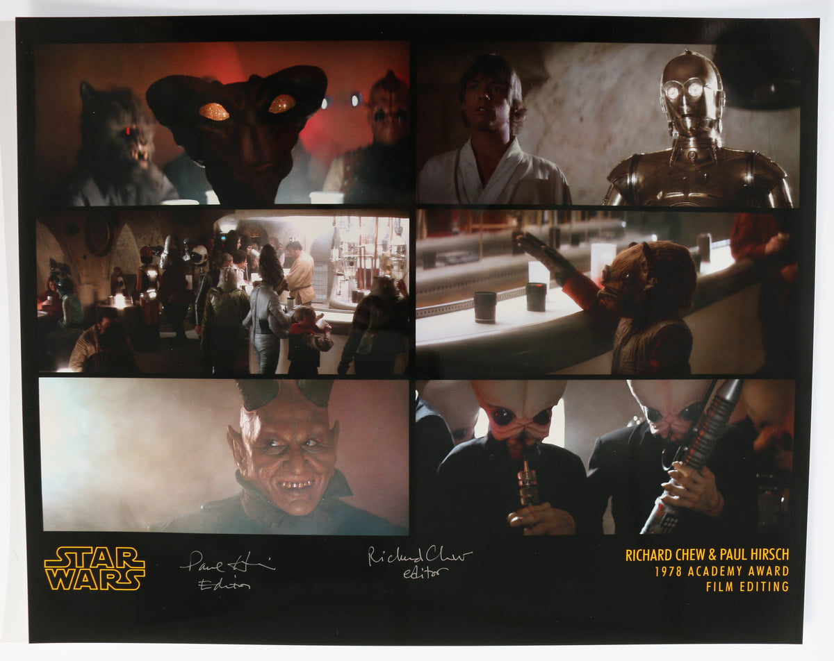 Paul Hirsch and Richard Chew Academy Award Winning Editors of Star War ...