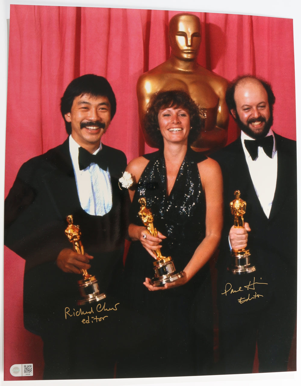 Paul Hirsch and Richard Chew at the 1978 Academy Awards for Star Wars ...
