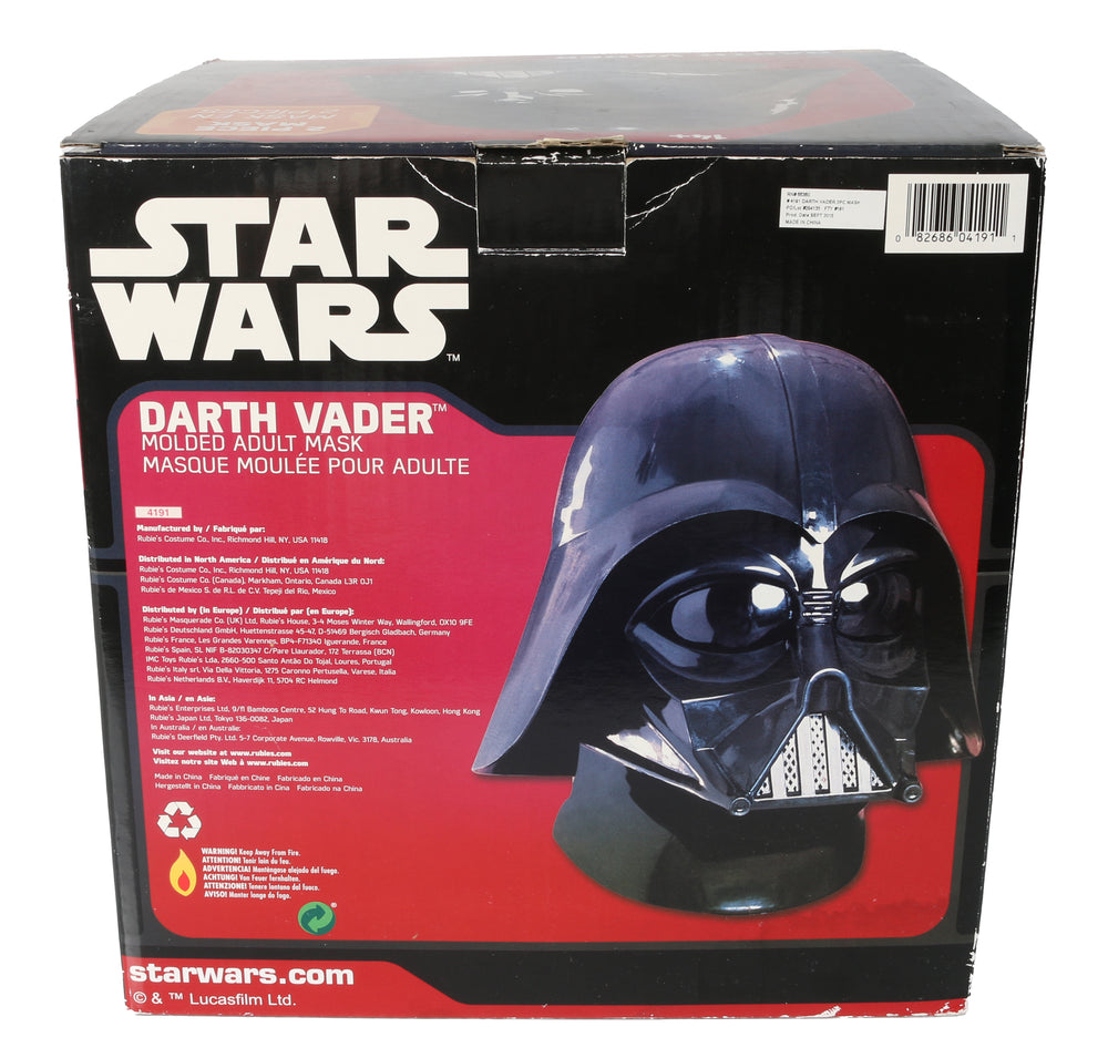 Darth Vader from Star Wars Full Size Prop Replica Helmet Signed by Jam ...