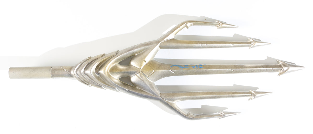 Aquaman's Life Size Prop Replica Trident (SWAU) Signed Twice by Jason ...
