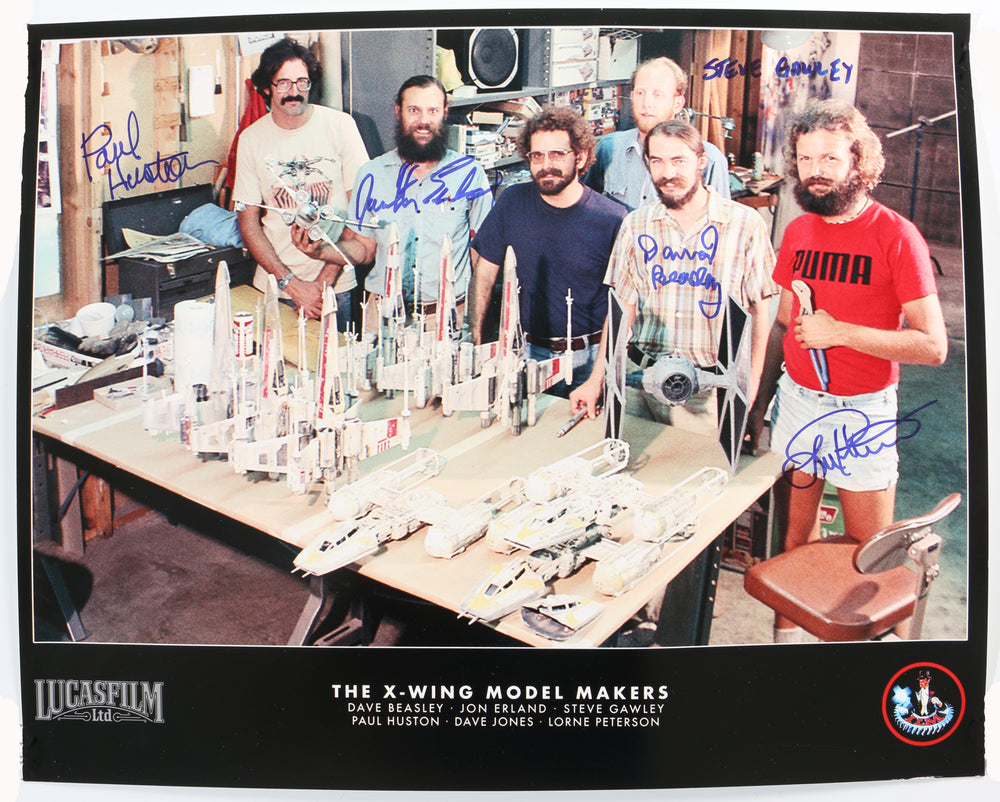 Star Wars: A New Hope X-Wing Model Makers Behind the Scenes 16x20 Phot ...