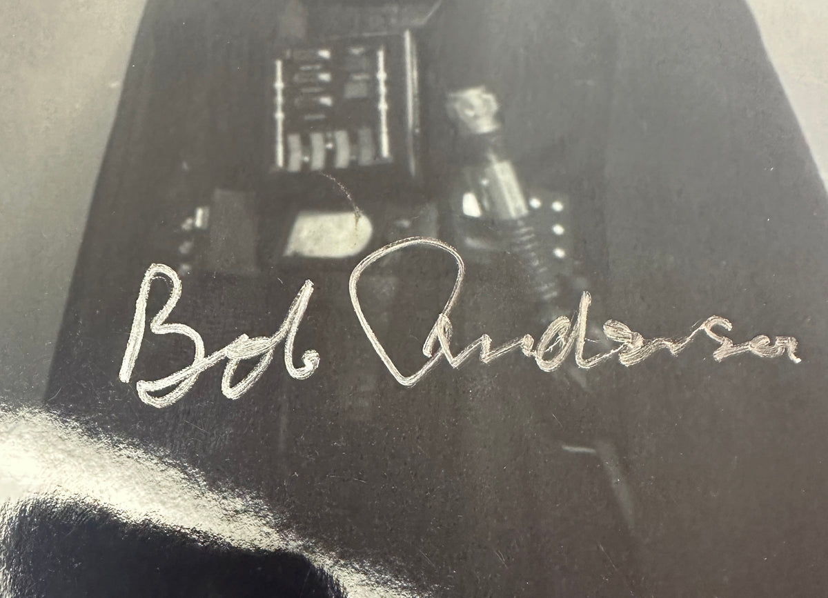 Bob Anderson as Darth Vader Behind the Scenes in Star Wars: The Empire ...