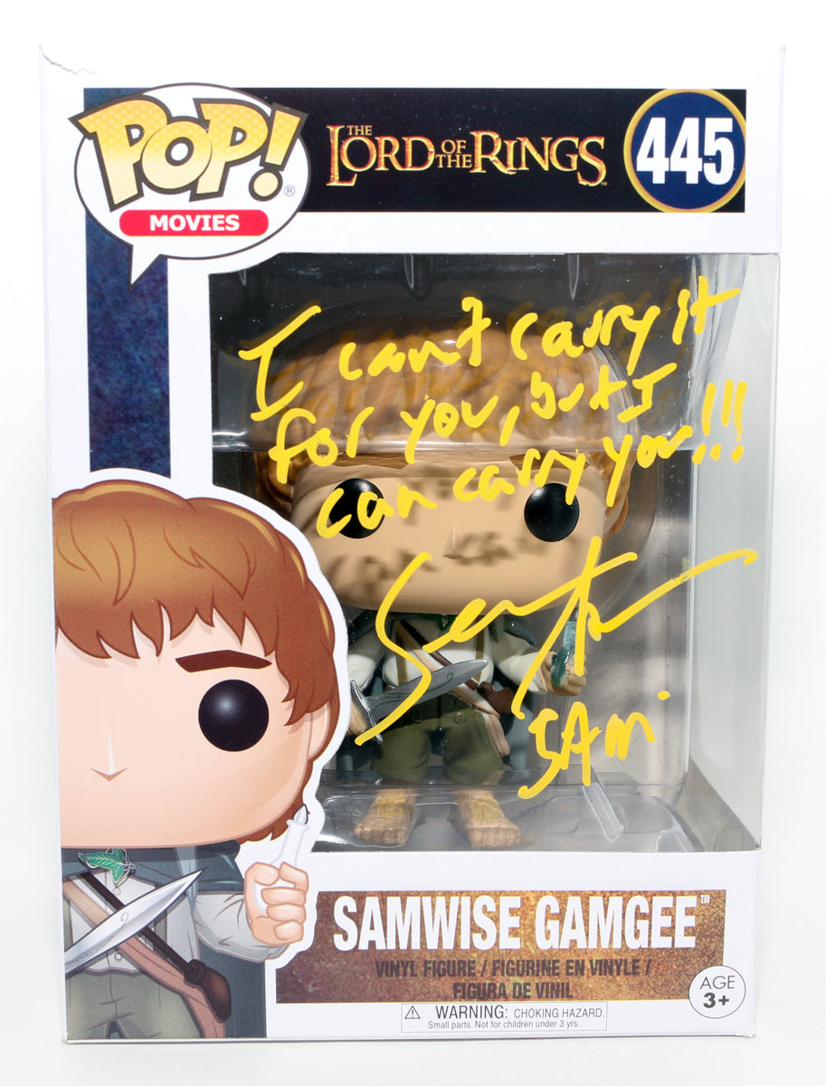 Sean Astin as Samwise Gamgee in The Lord of the Rings Signed Funko POP ...
