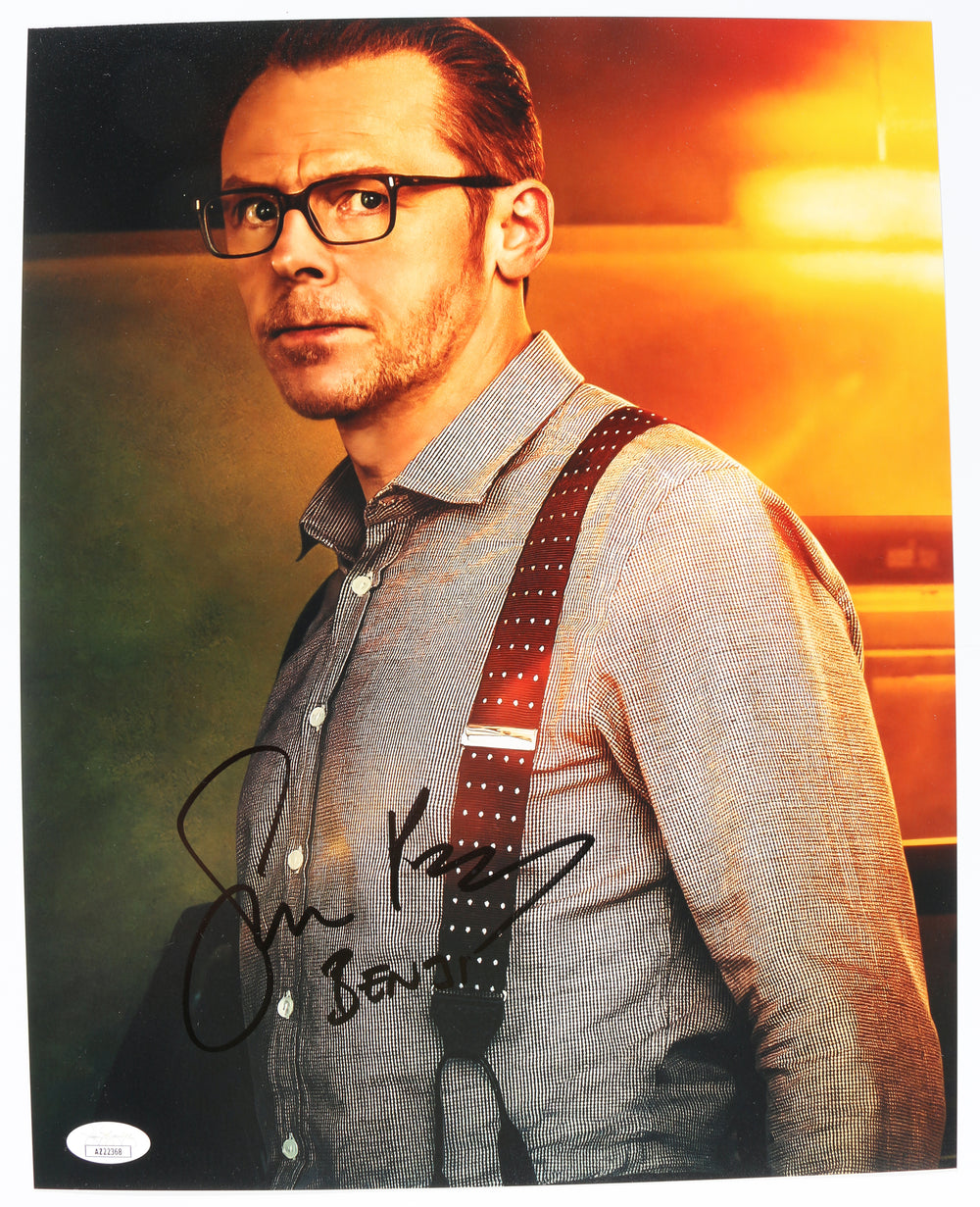 Simon Pegg as Benji Dunn in Mission: Impossible - Fallout (JSA) Signed ...