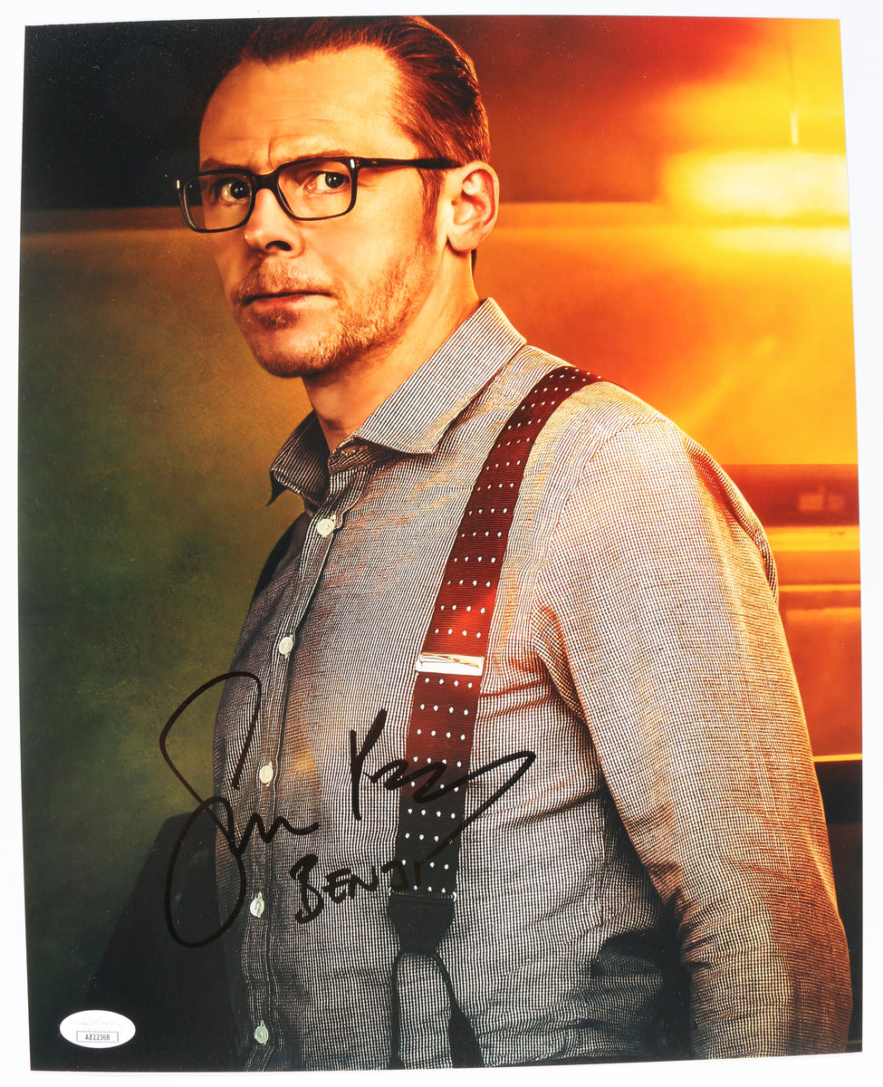 Simon Pegg as Benji Dunn in Mission: Impossible - Fallout (JSA) Signed ...