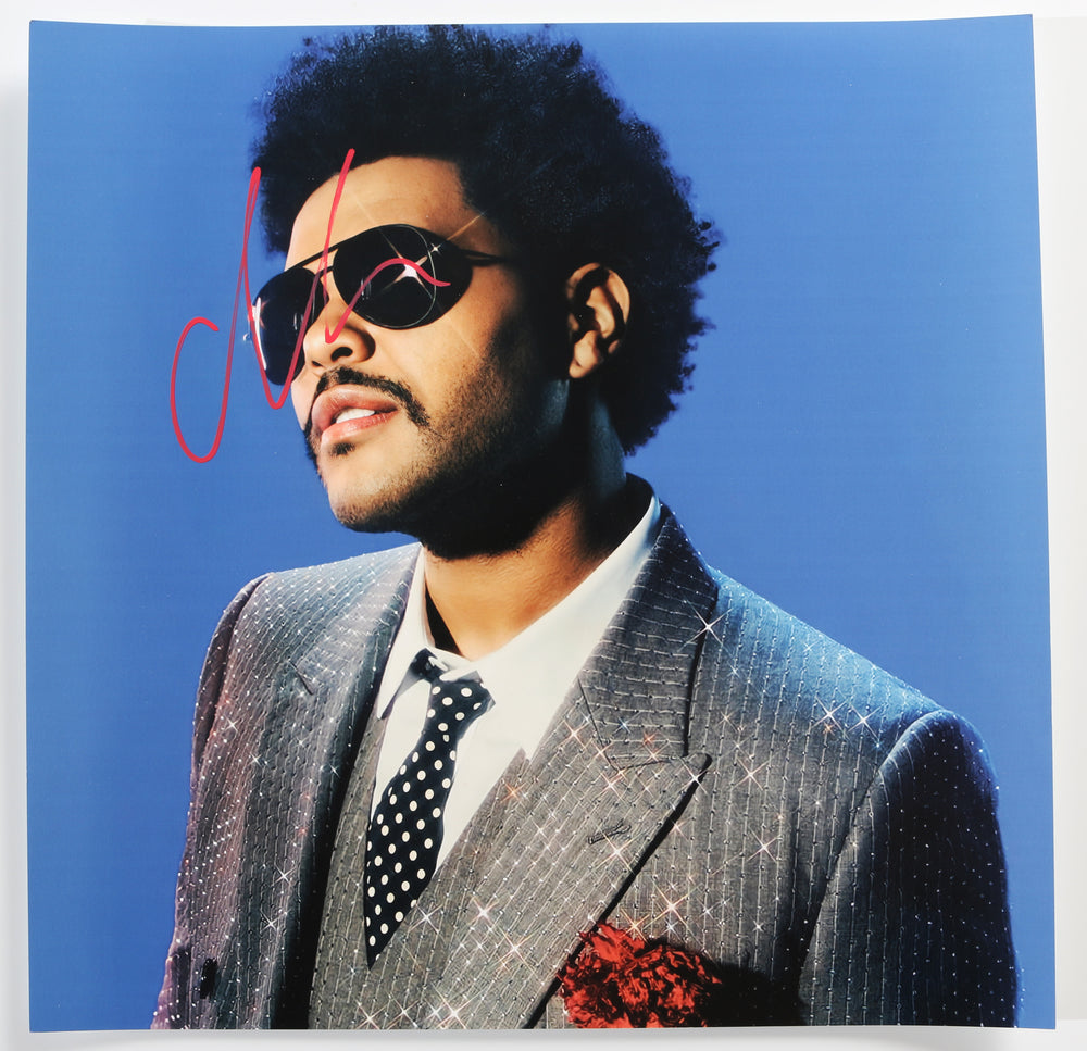 The Weeknd Singer Signed 12x12 Photo – SWAU Auction