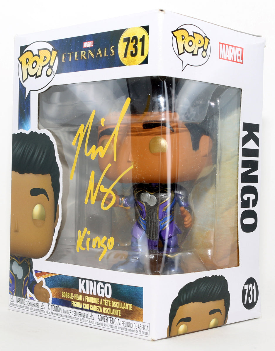 Kumail Nanjiani as Kingo in The Eternals Signed Funko POP! #731 with C – SWAU Auction