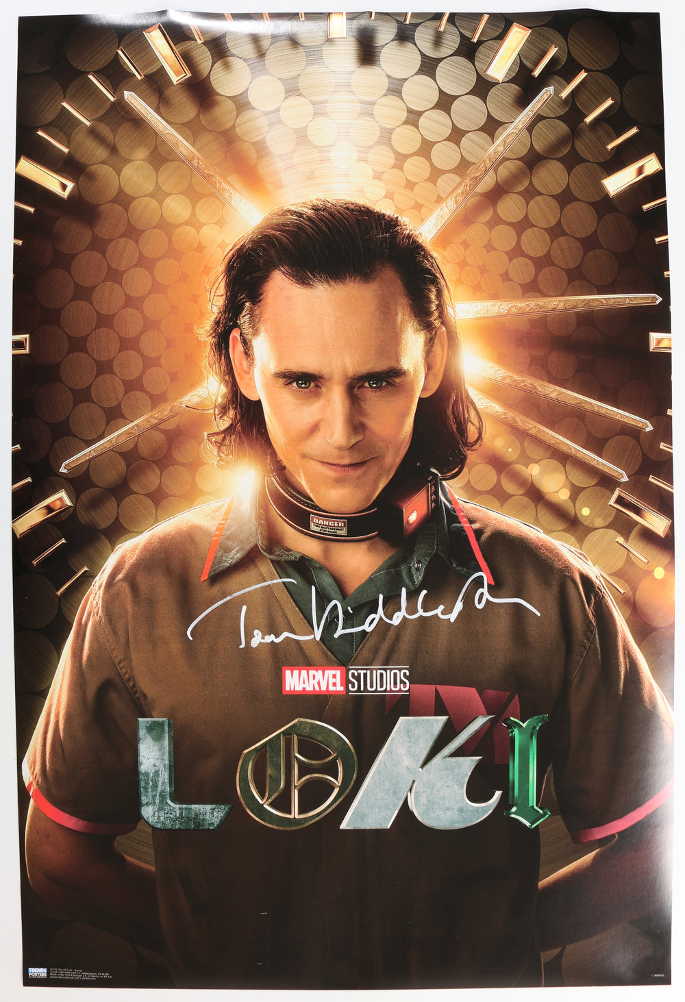 Tom Hiddleston as Loki in Loki Signed 22x33.5 Poster – SWAU Auction