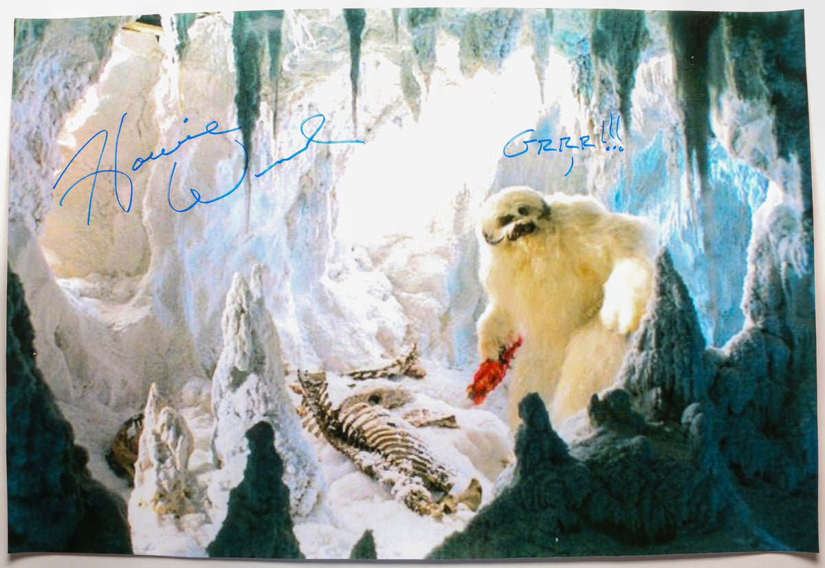 Howie Weed as Wampa in Star Wars: The Empire Strikes Back Signed 20x30 ...