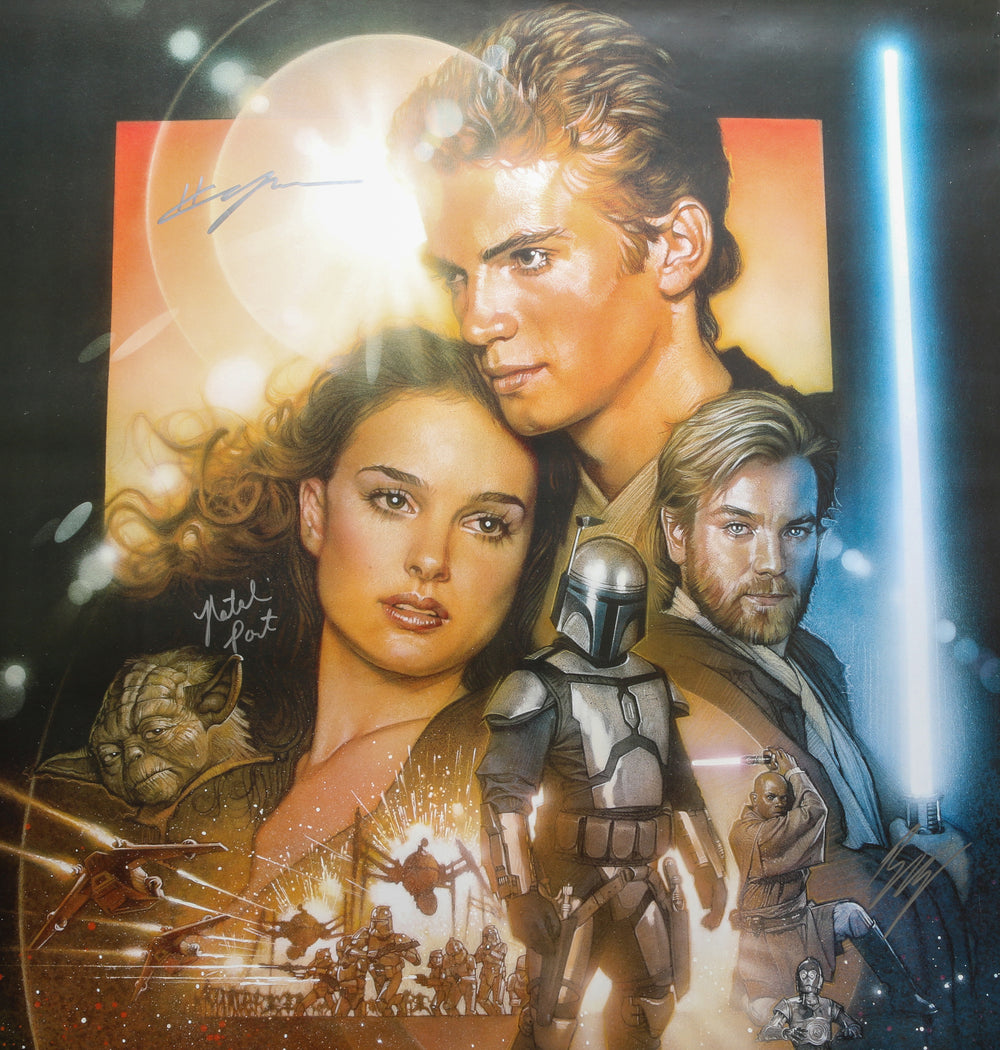 Star Wars Episode II: Attack of the Clones 27x40 Poster (SWAU) Cast Si ...