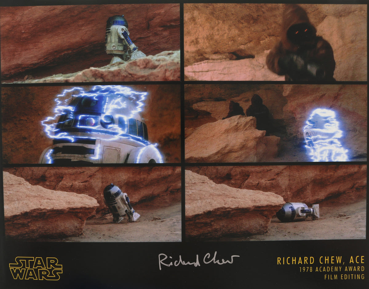 Richard Chew Academy Award Winning Editor of Star Wars Signed 11x14 Ph ...