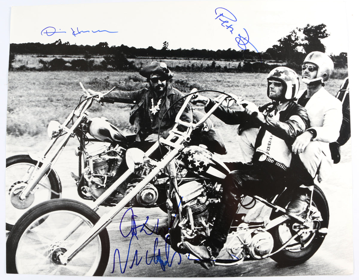 Dennis Hopper as Billy, Peter Fonda as Wyatt, & Jack Nicholson as Geor ...