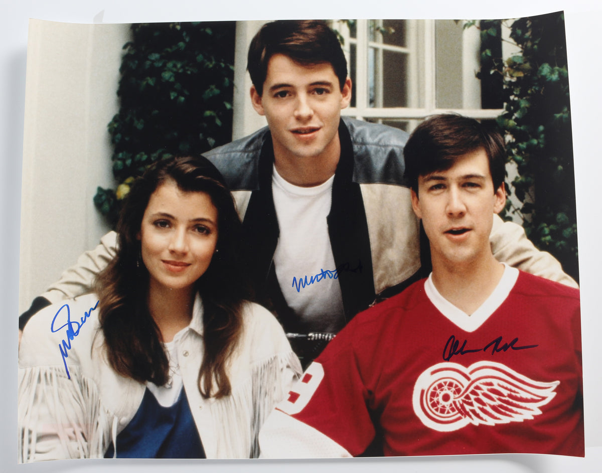 Ferris Bueller's Day Off 16x20 Photo Cast Signed by Matthew Broderick ...
