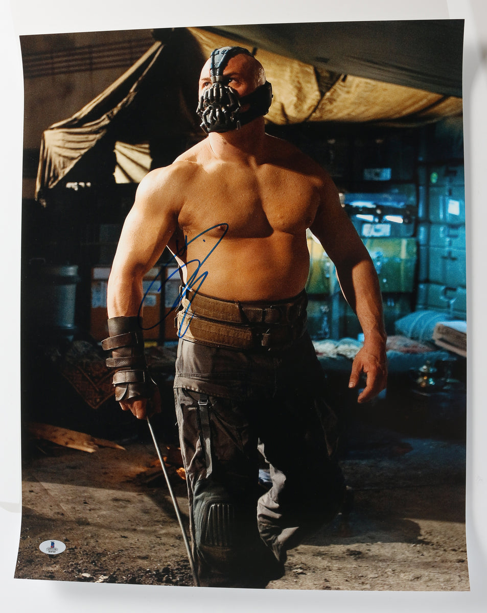 Tom Hardy as Bane in Batman: The Dark Knight Rises Signed 16x20 Photo ...