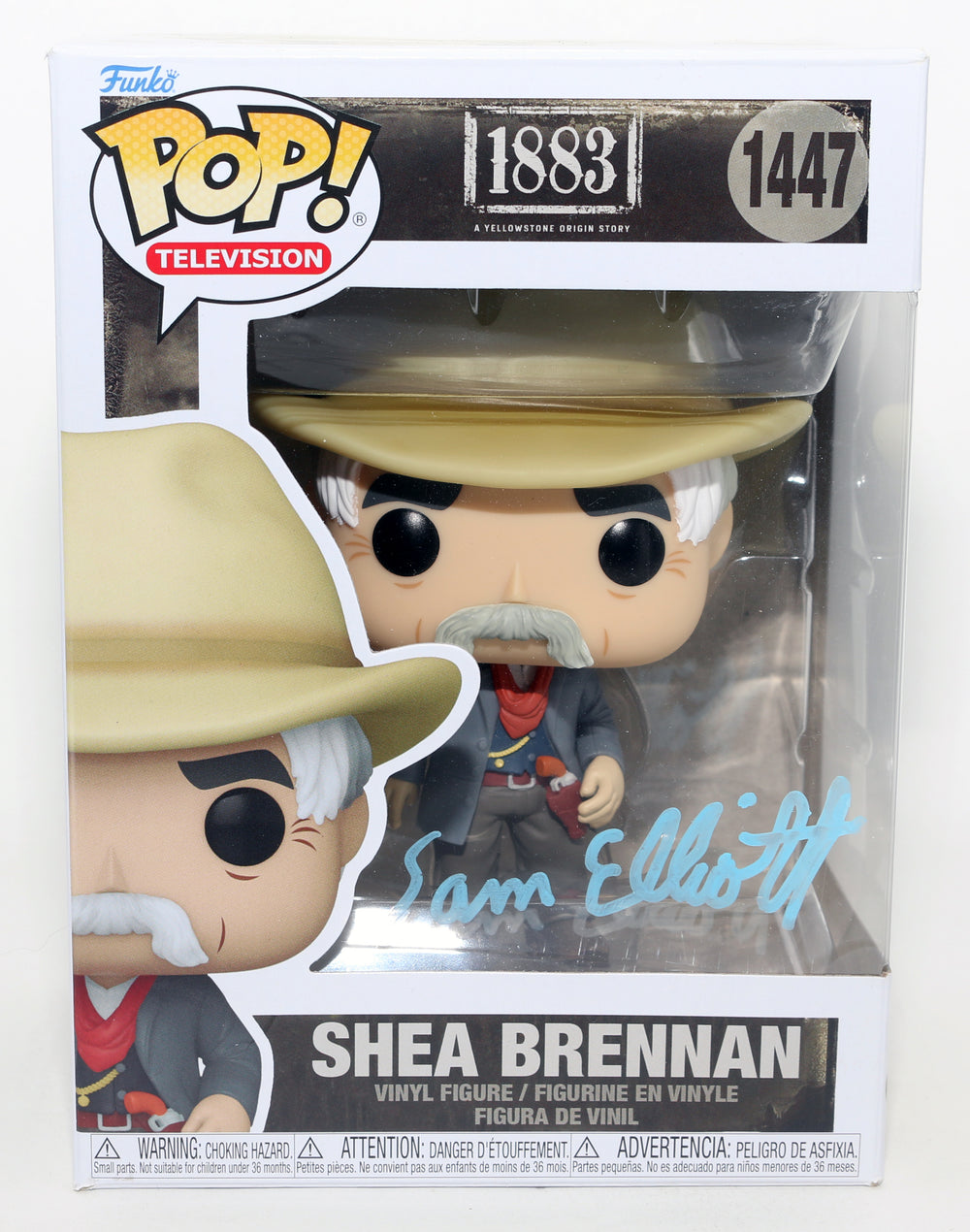 Sam Elliott as Shea Brennan in 1883 Signed Funko POP! #1447 – SWAU Auction