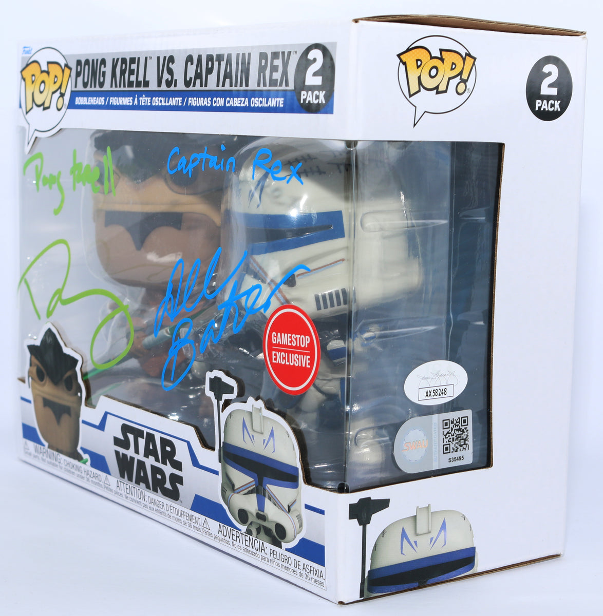 Dave Fennoy as Pong Krell & Dee Bradley Baker as Captain Rex in Star W ...