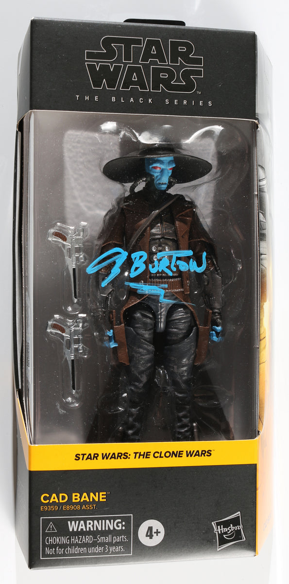 Corey Burton as Cad Bane in Star Wars: The Cone Wars (SWAU) Signed Bla ...