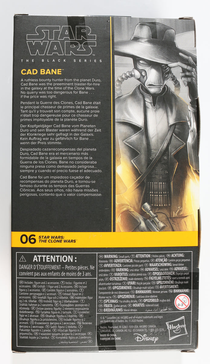 Corey Burton as Cad Bane in Star Wars: The Cone Wars (SWAU) Signed Bla ...