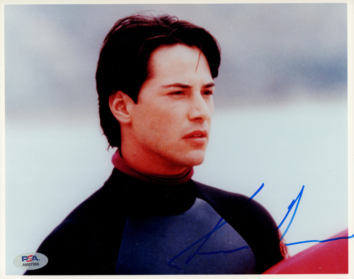Keanu Reeves as FBI Agent Johnny Utah in Point Break Signed 8x10 Photo ...