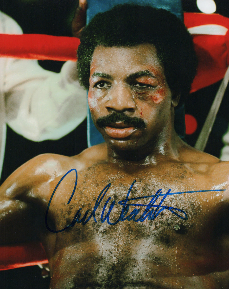 Carl Weathers as Apollo Creed in Rocky Signed 8x10 Photo – SWAU Auction