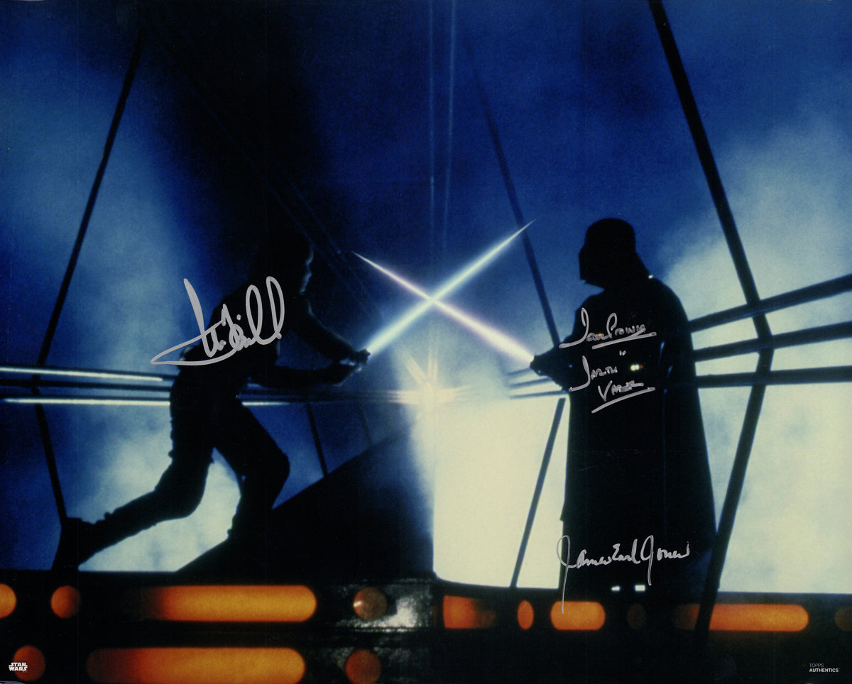 Mark Hamill as Luke Skywalker vs. James Earl Jones & Dave Prowse as Da ...