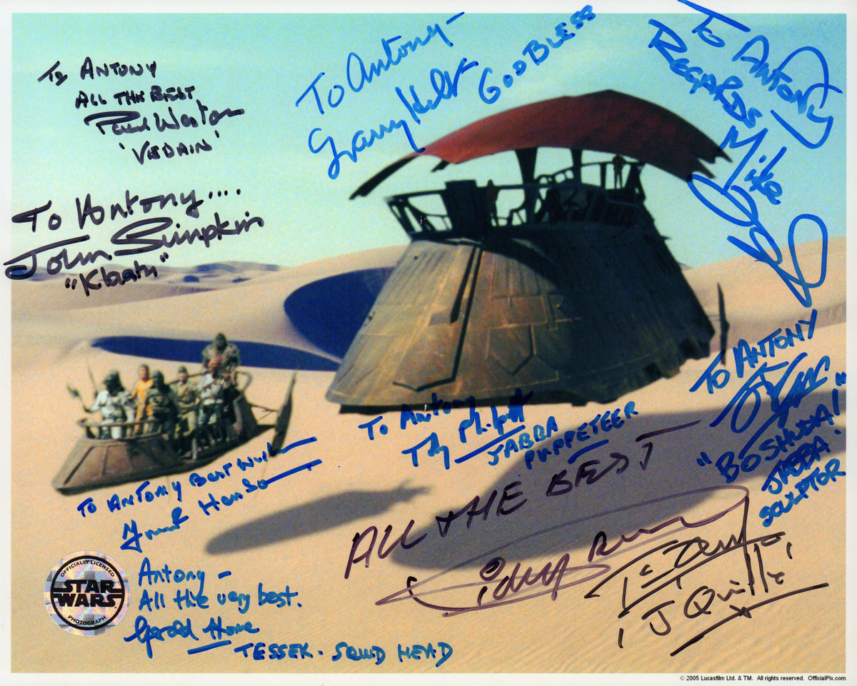 Star Wars: Return of the Jedi Jabba's Sail Barge 8x10 (Official Pix) P ...