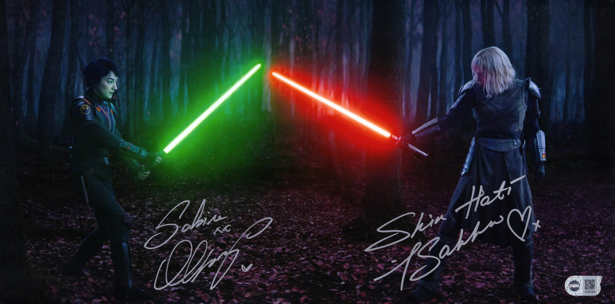 Natasha Liu Bordizzo as Sabine Wren vs. Ivanna Sakhno as Shin Hati in ...