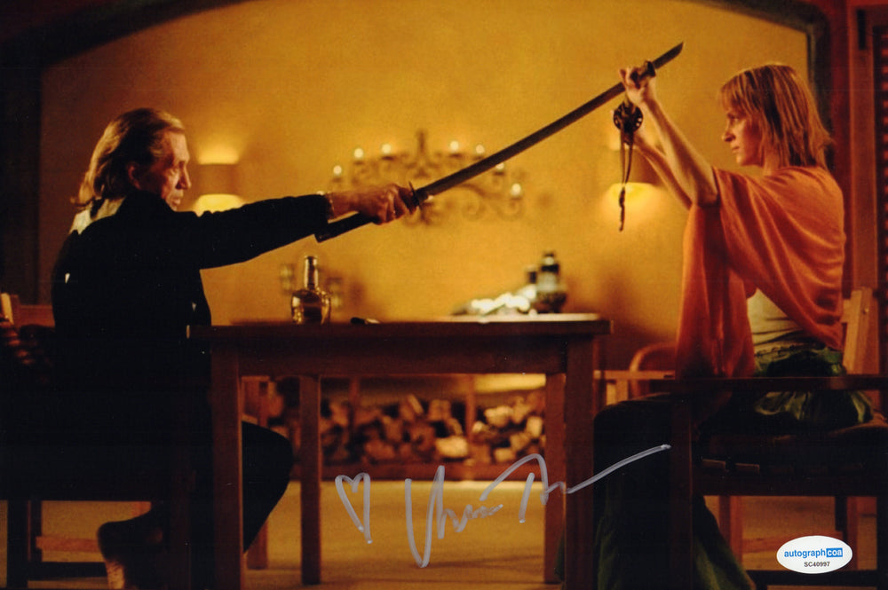 Uma Thurman as the Bride / Beatrix Kiddo in Quentin Tarantino Kill Bil ...