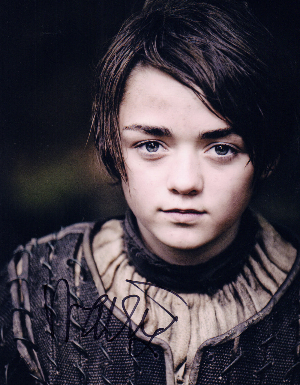 Maisie Williams as Arya Stark in Game of Thrones Signed 8x10 Photo ...