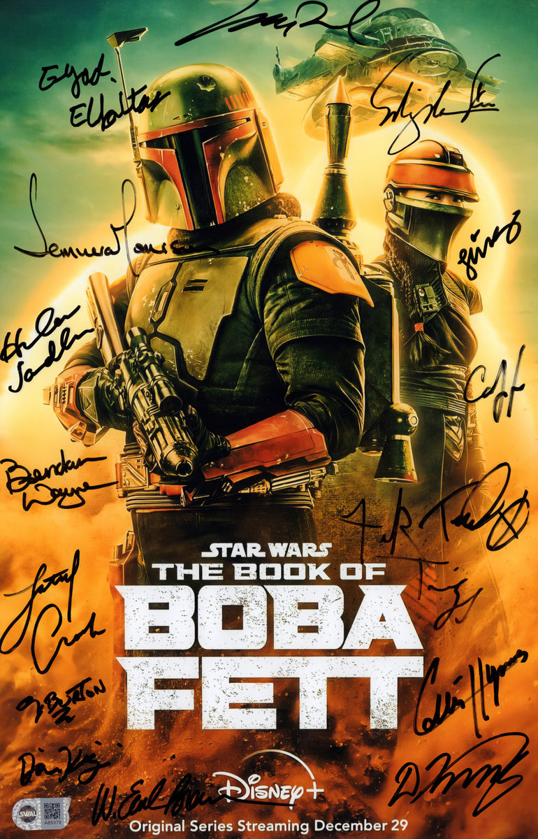 Star Wars: The Book of Boba Fett (SWAU) 11x17 Mini Poster Cast Signed ...