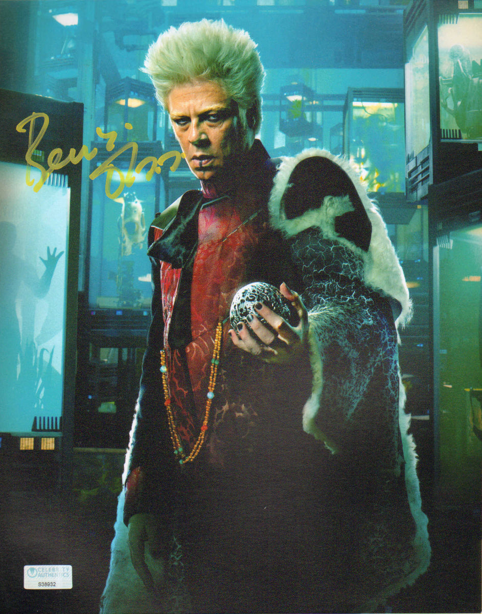 Benicio del Toro as Taneleer Tivan The Collector in Guardians of the G ...