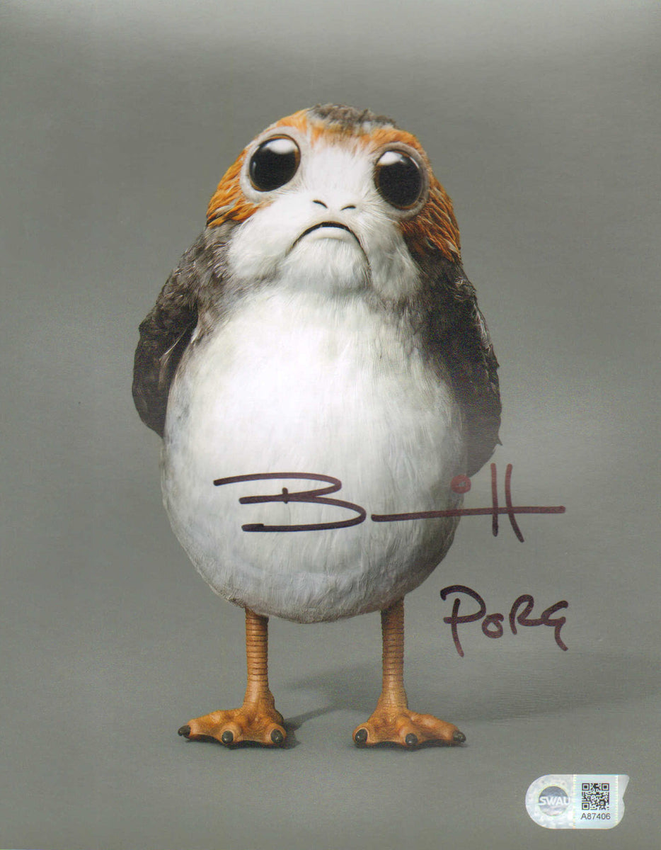 Brian Herring as a Porg in Star Wars: The Force Awakens (SWAU) Signed ...
