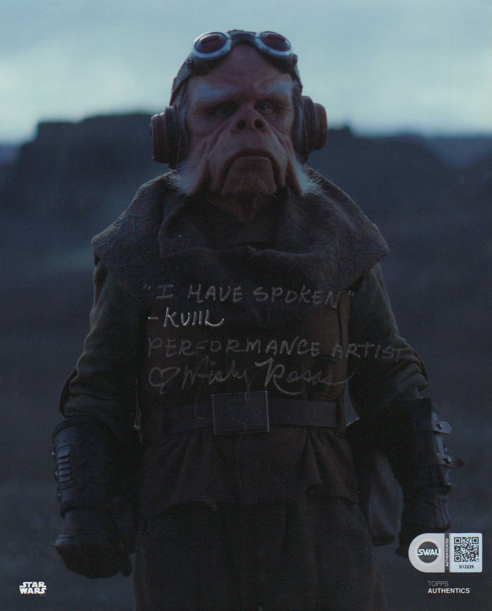 Misty Rosas as Kuiil in Star Wars: The Mandalorian (SWAU Authenticated ...