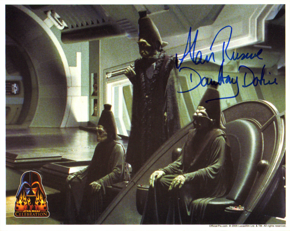 Alan Ruscoe as Daultay Dofine in Star Wars Episode I: The Phantom Mena ...