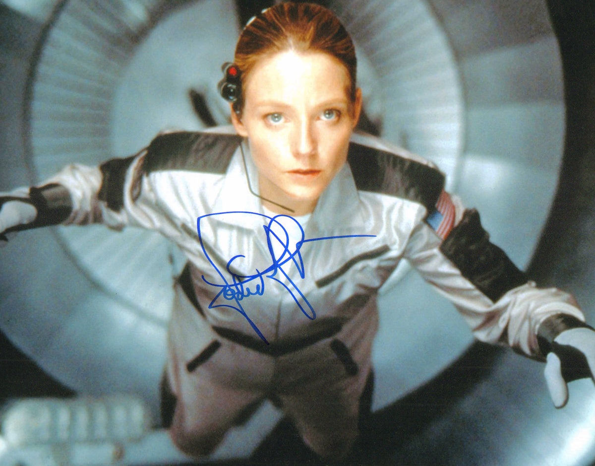 Jodie Foster As Dr Eleanor Ellie Arroway In Contact Signed 11x14 Ph Swau Auction